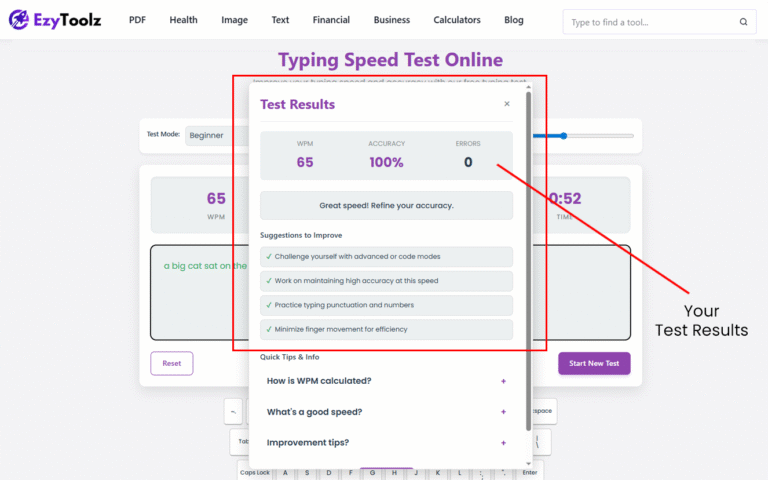 Free Typing Speed Test Online — Practice WPM and Accuracy